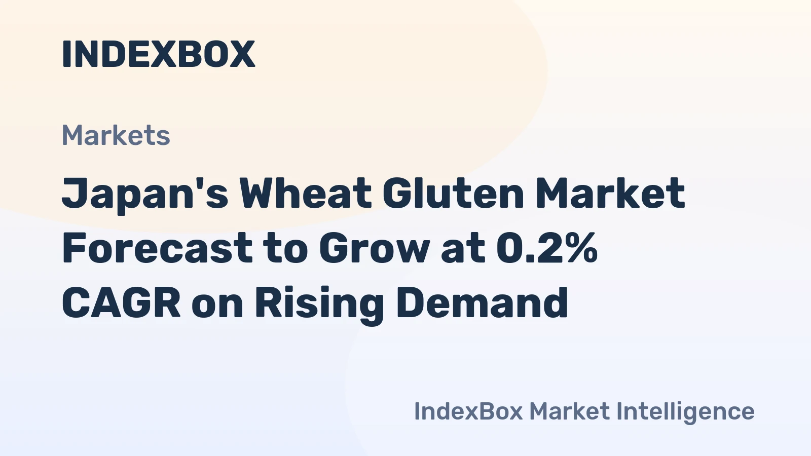 Japan's Wheat Gluten Market Forecast to Grow at 0.2% CAGR on Rising Demand