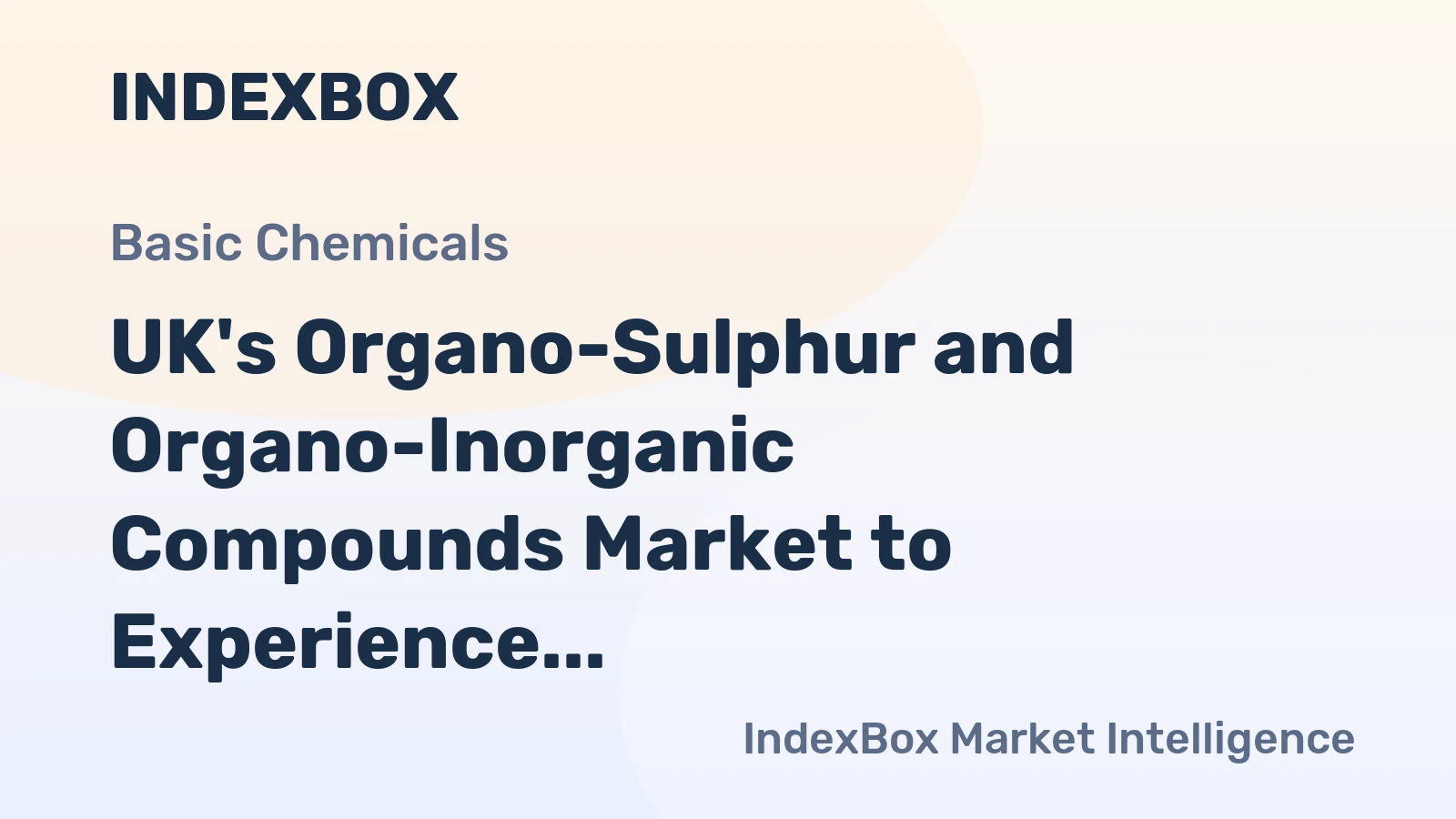 UK's Organo-Sulphur and Organo-Inorganic Compounds Market to Experience 4.3% CAGR Growth Through 2035