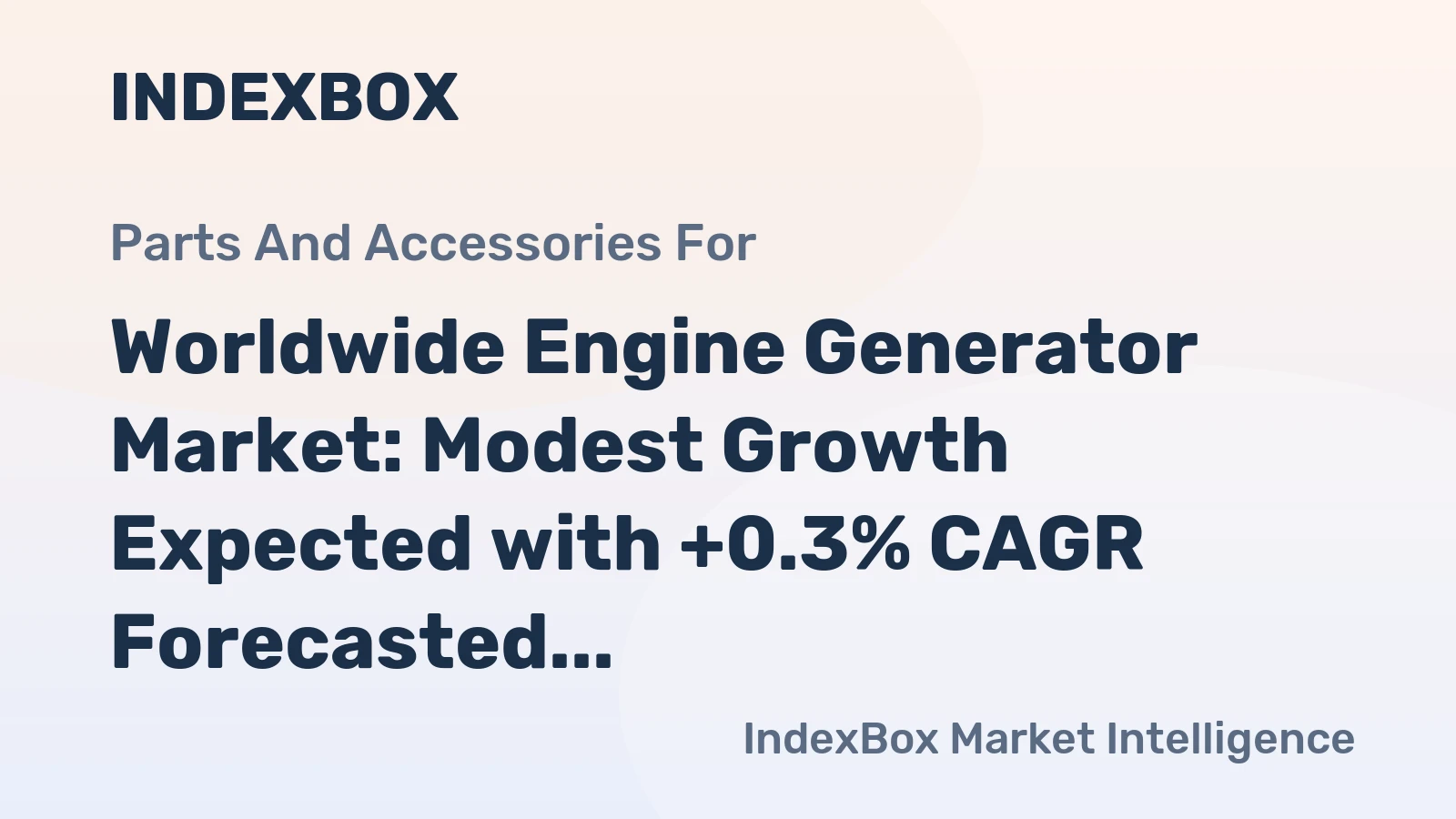 Worldwide Engine Generator Market: Modest Growth Expected with +0.3% CAGR Forecasted from 2024 to 2035