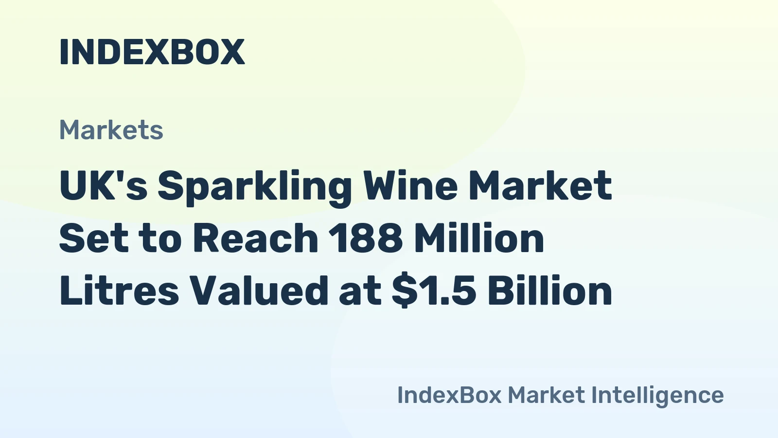 UK's Sparkling Wine Market Set to Reach 188 Million Litres Valued at $1.5 Billion
