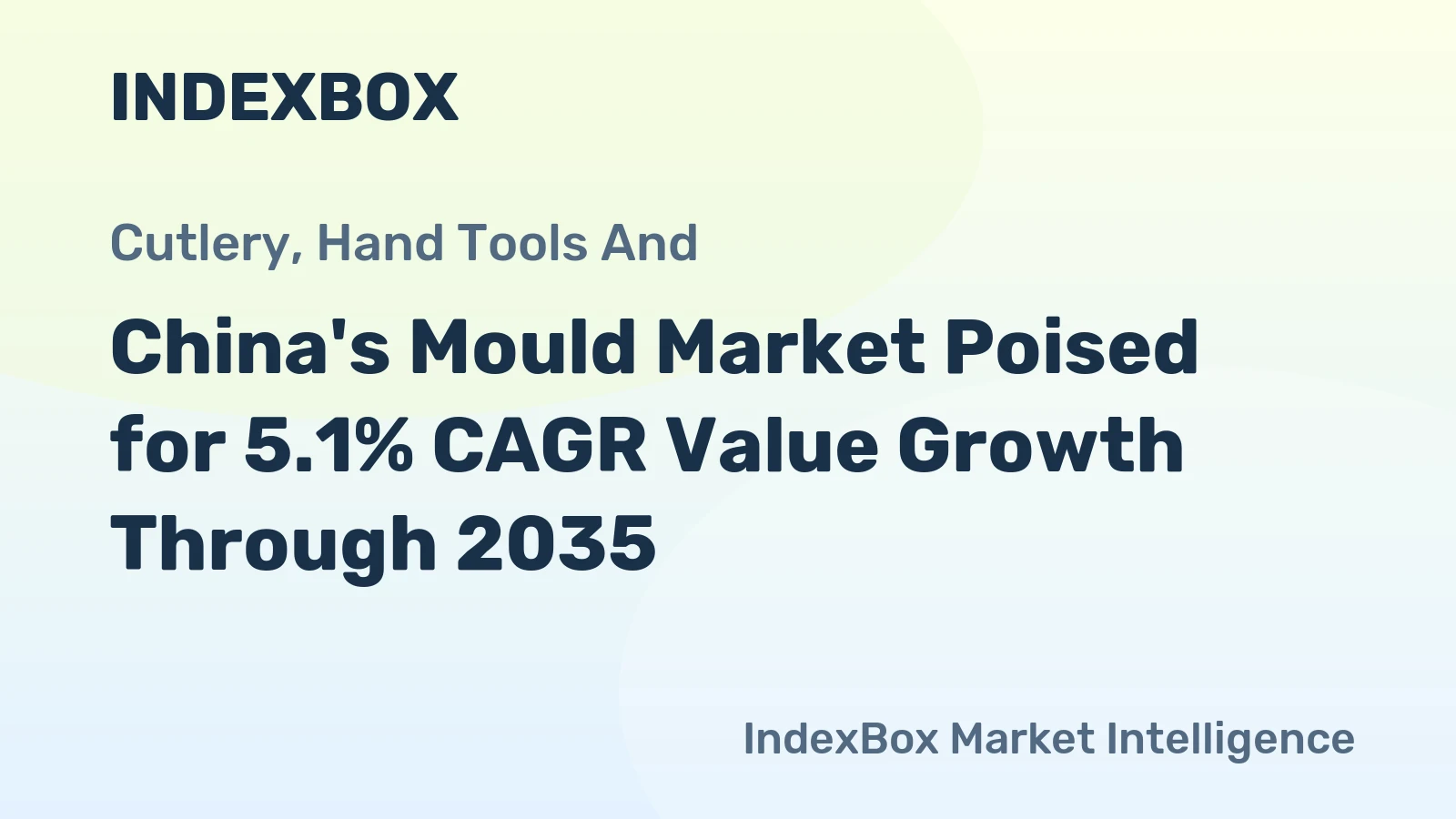 China's Mould Market Poised for 5.1% CAGR Value Growth Through 2035