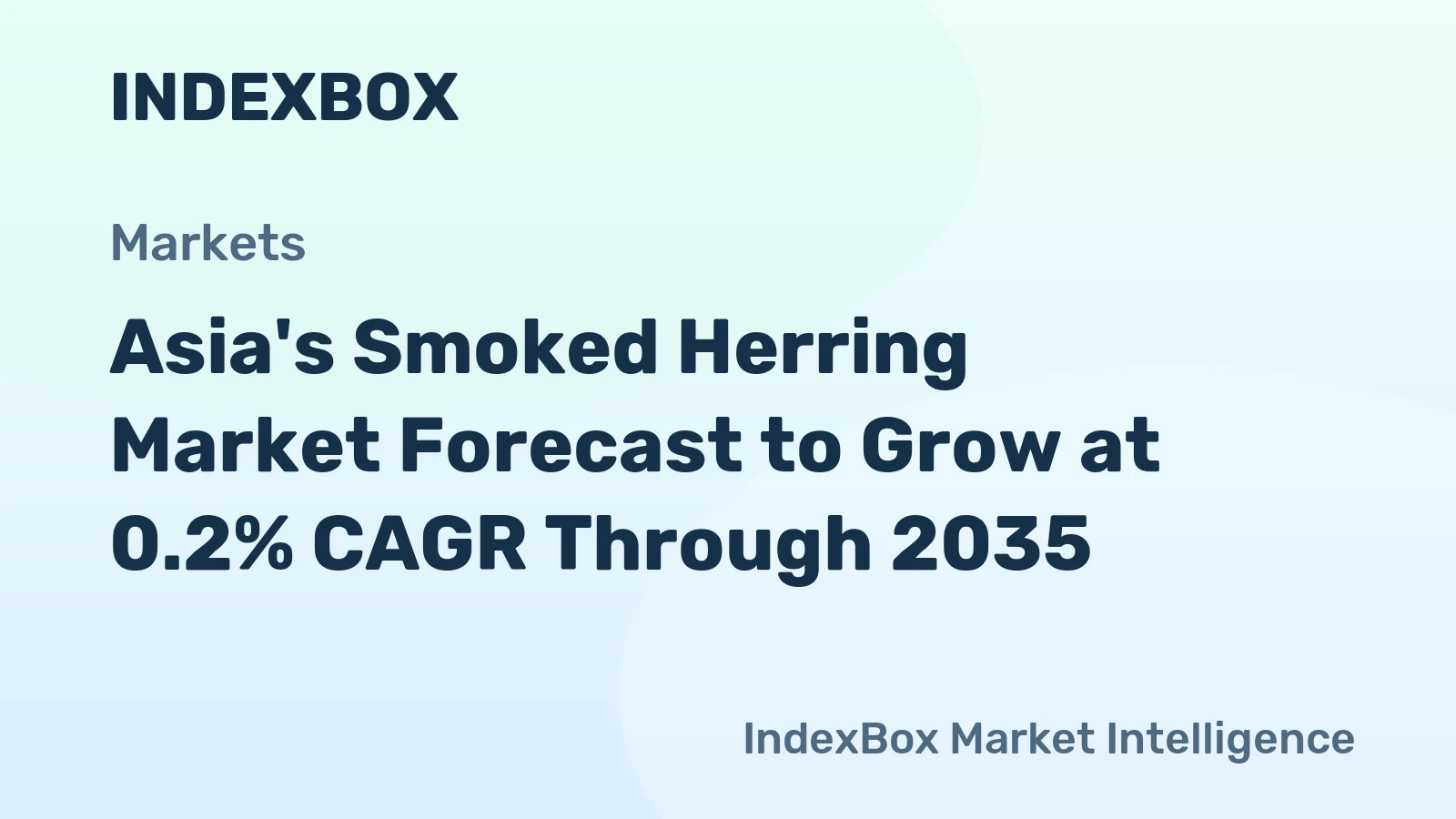 Asia's Smoked Herring Market Forecast to Grow at 0.2% CAGR Through 2035