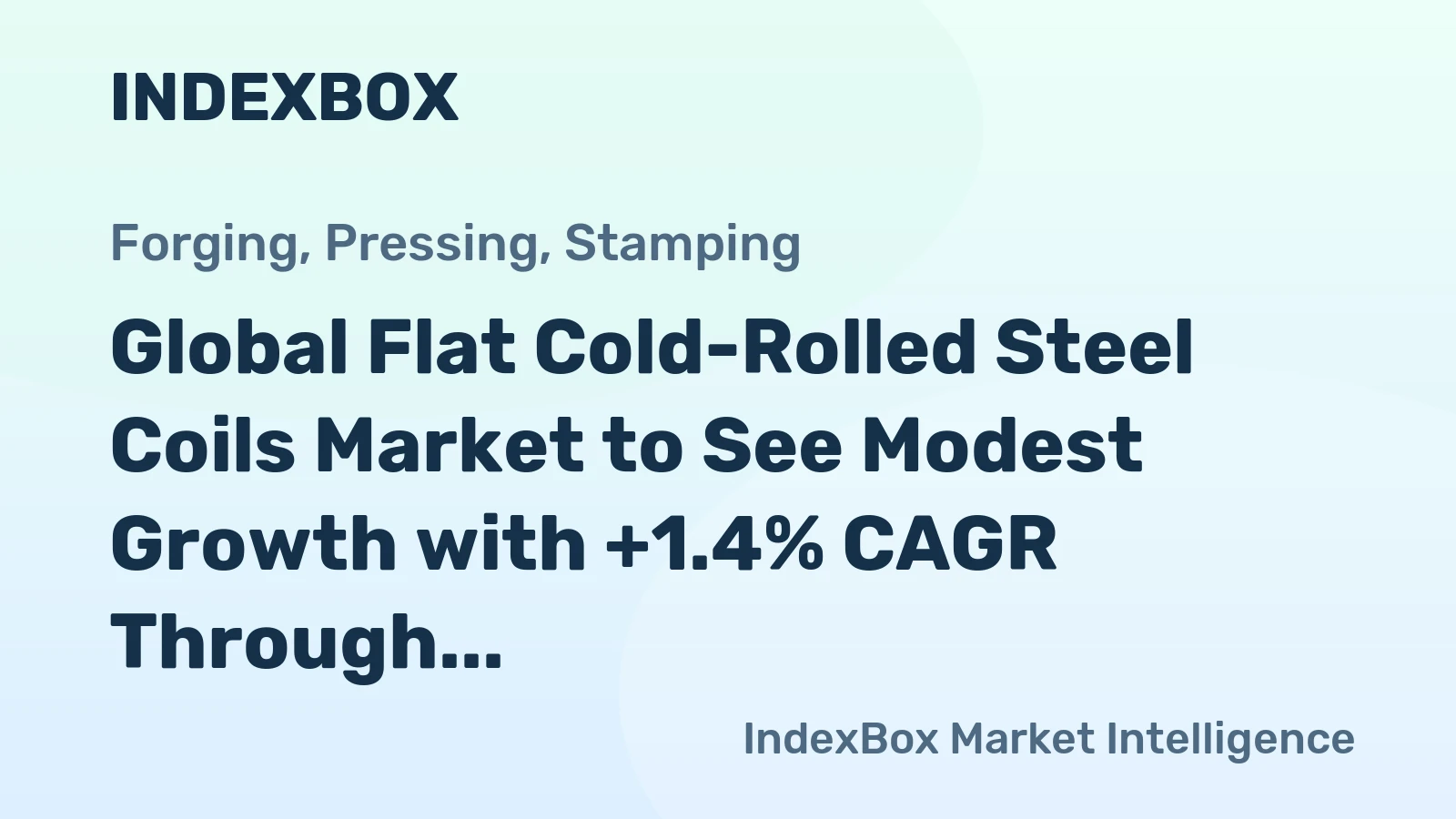 Global Flat Cold-Rolled Steel Coils Market to See Modest Growth with +1.4% CAGR Through 2035