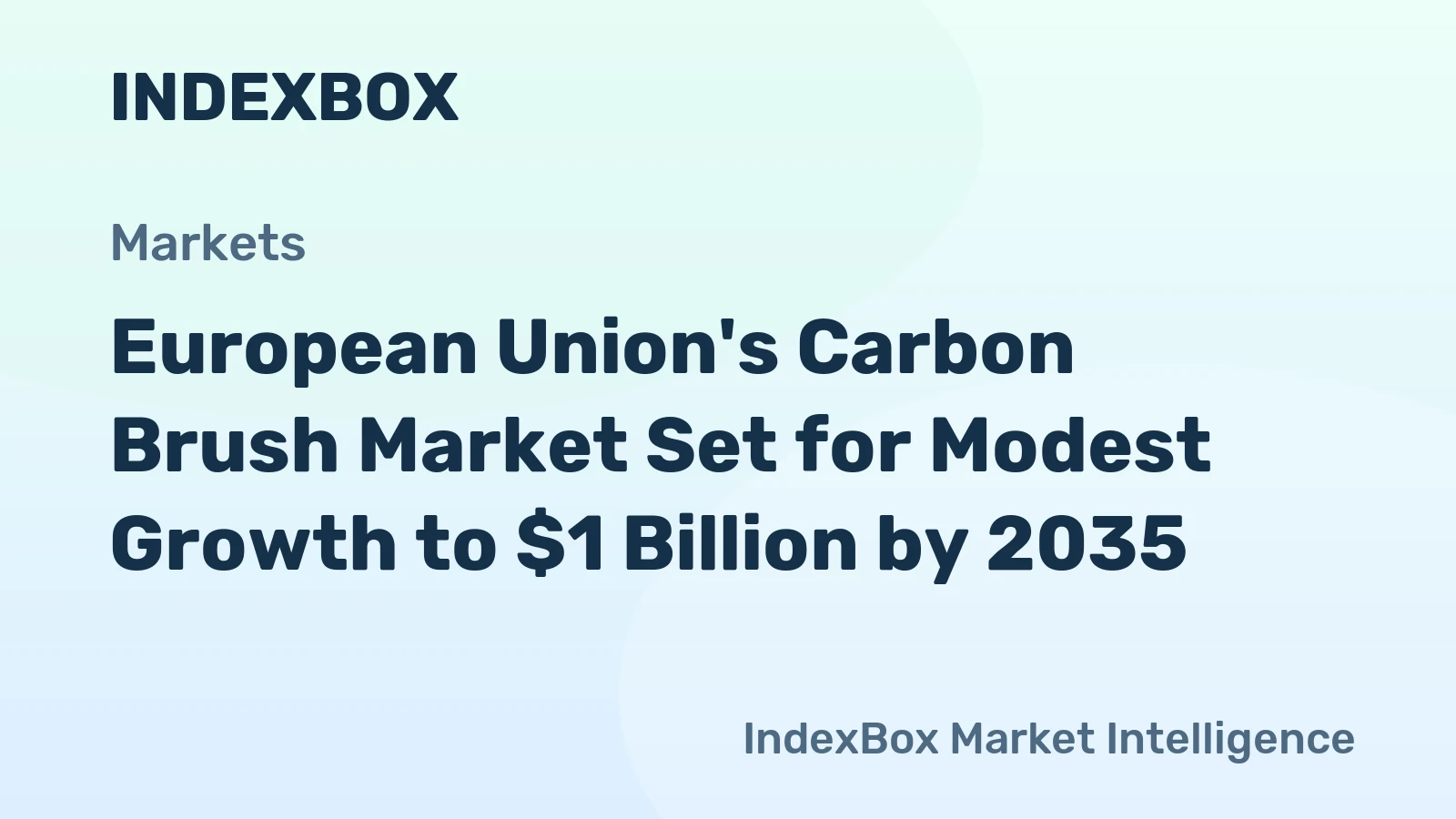 European Union's Carbon Brush Market Set for Modest Growth to $1 Billion by 2035