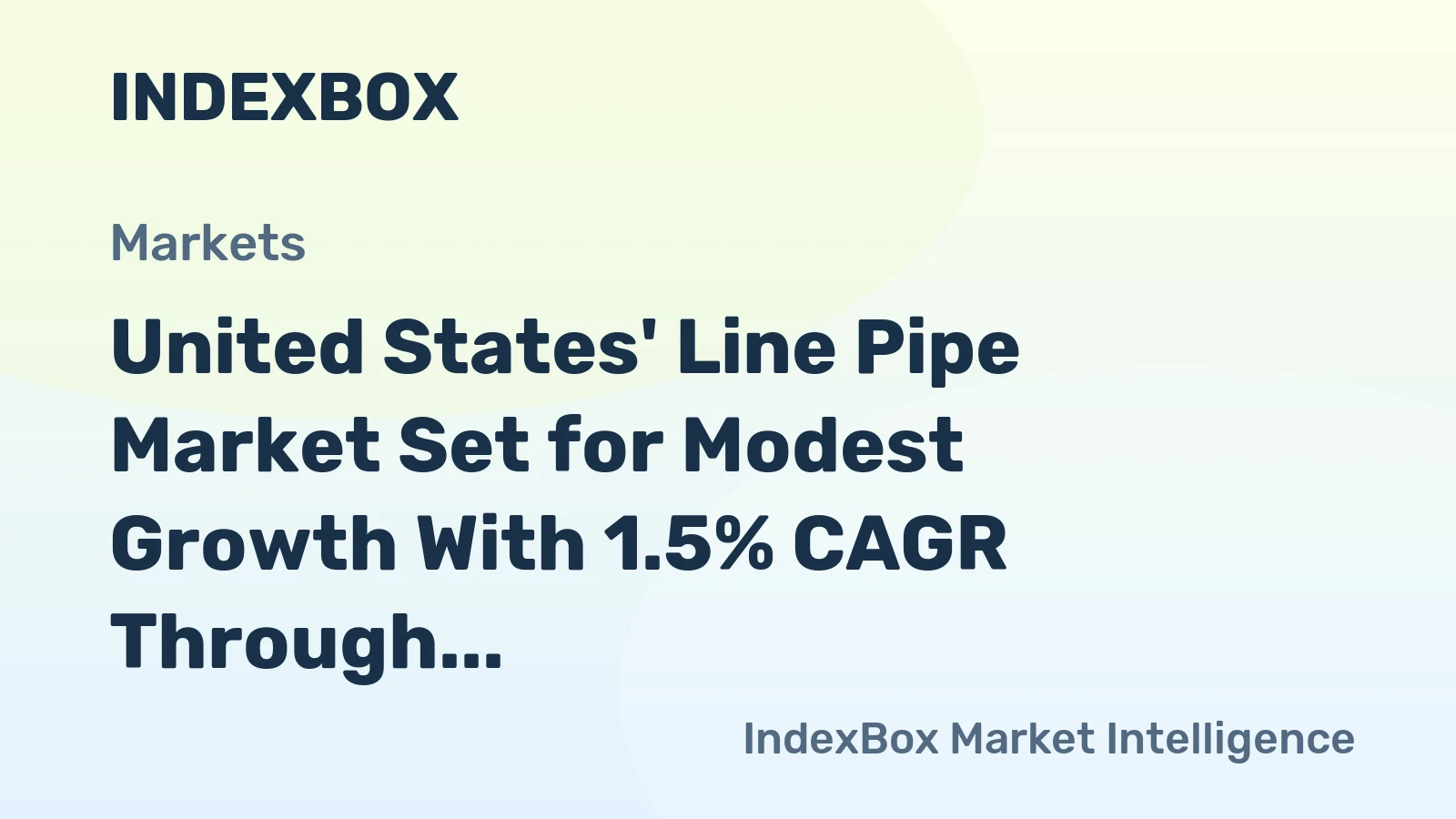 United States' Line Pipe Market Set for Modest Growth With 1.5% CAGR Through 2035