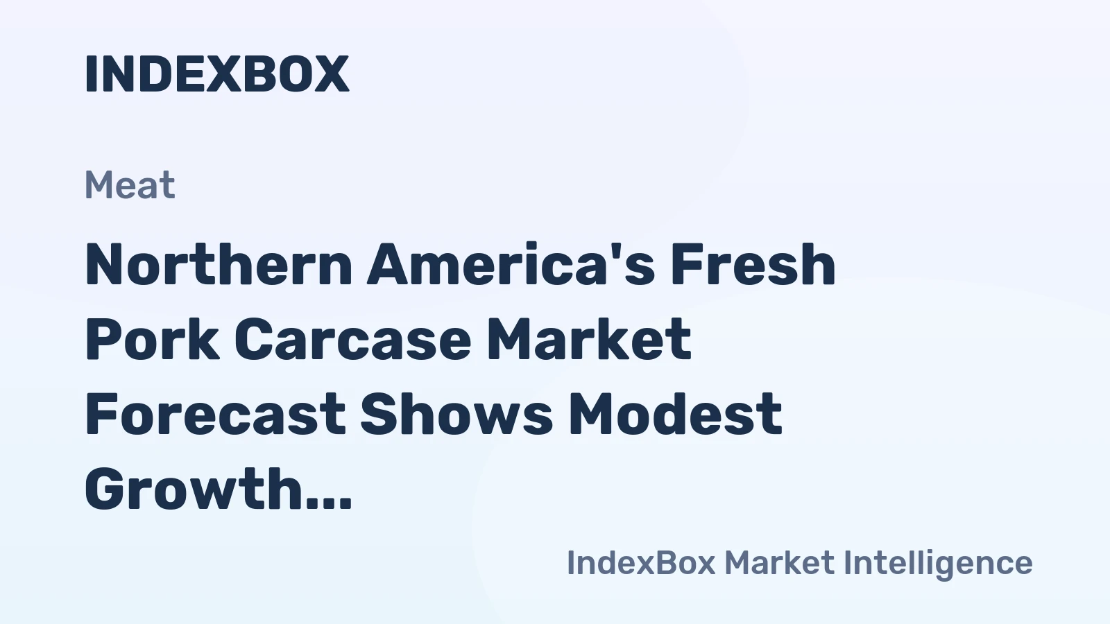 Northern America's Fresh Pork Carcase Market Forecast Shows Modest Growth With +0.2% CAGR Through 2035