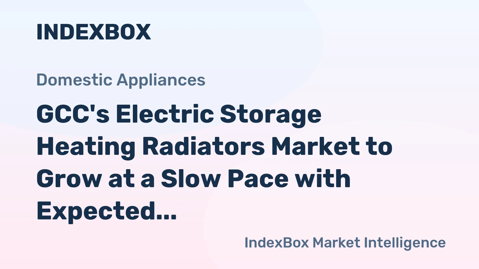 GCC's Electric Storage Heating Radiators Market to Grow at a Slow Pace with Expected CAGR of +0.4% from 2024 to 2035