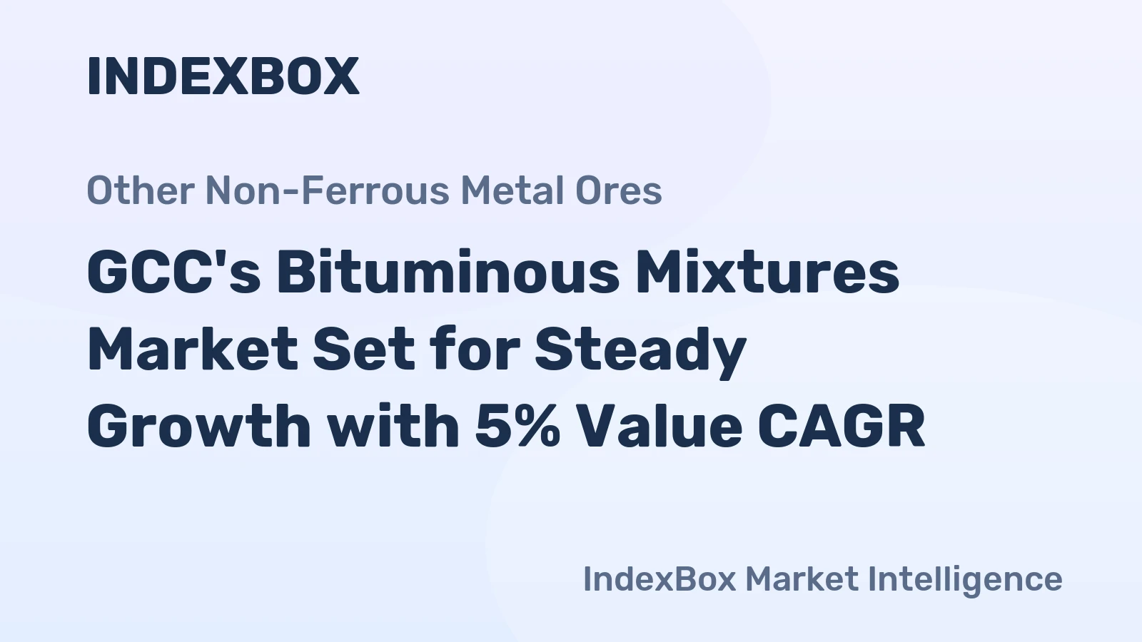 GCC's Bituminous Mixtures Market Set for Steady Growth with 5% Value CAGR