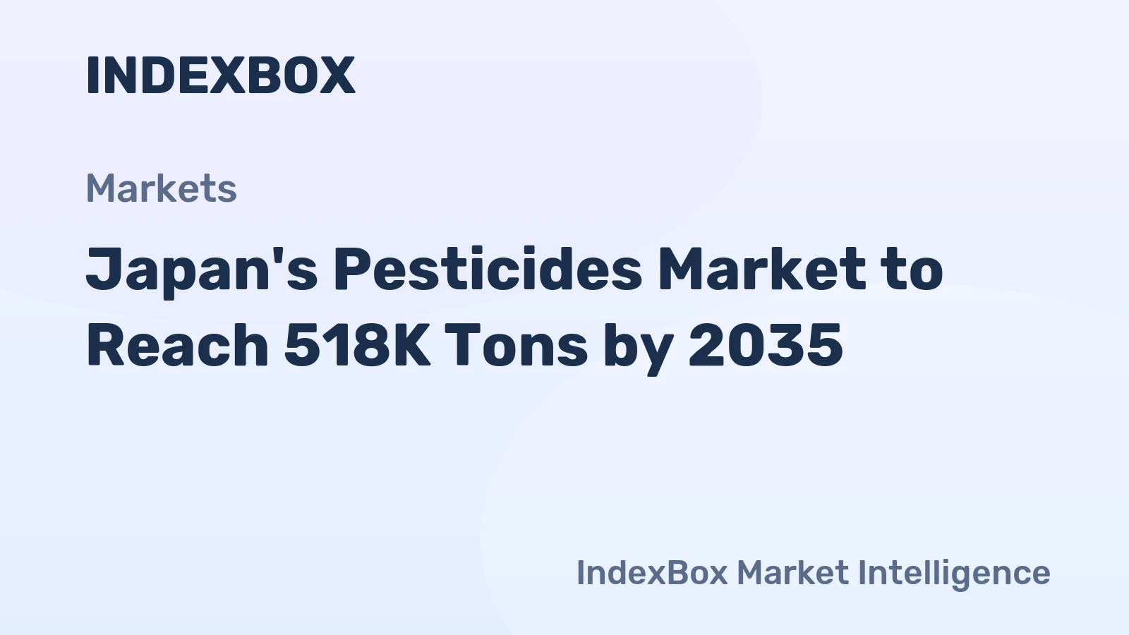 Japan's Pesticides Market to Reach 518K Tons by 2035