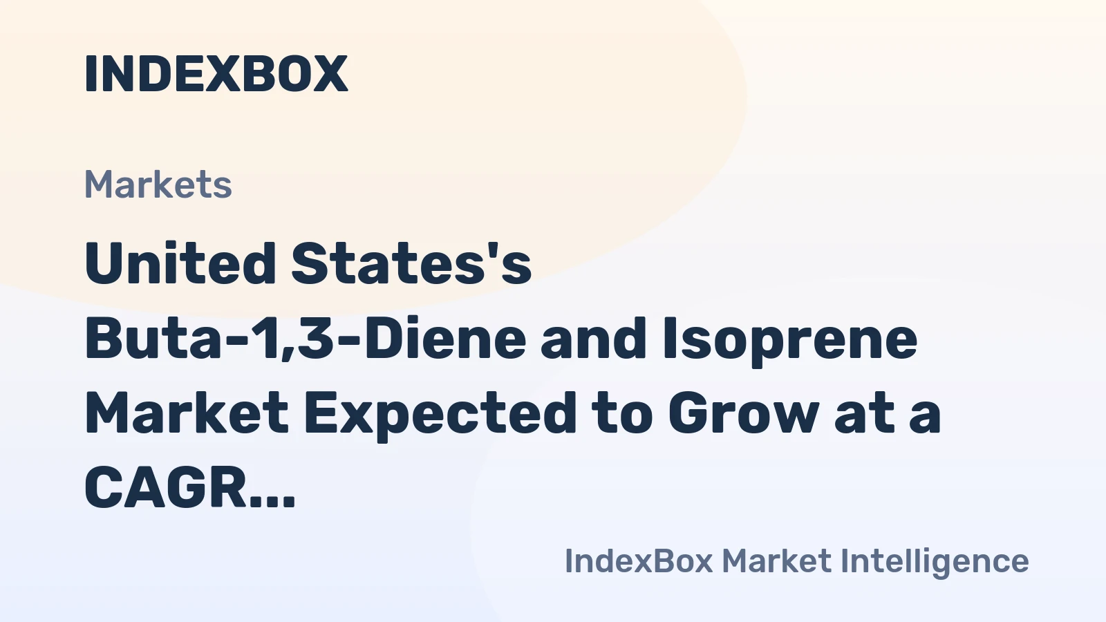 United States's Buta-1,3-Diene and Isoprene Market Expected to Grow at a CAGR of +0.4% from 2024 to 2035