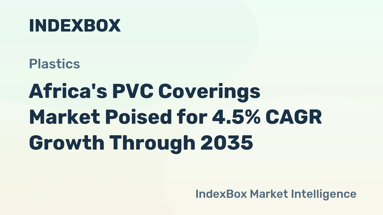 Africa's PVC Coverings Market Poised for 4.5% CAGR Growth Through 2035
