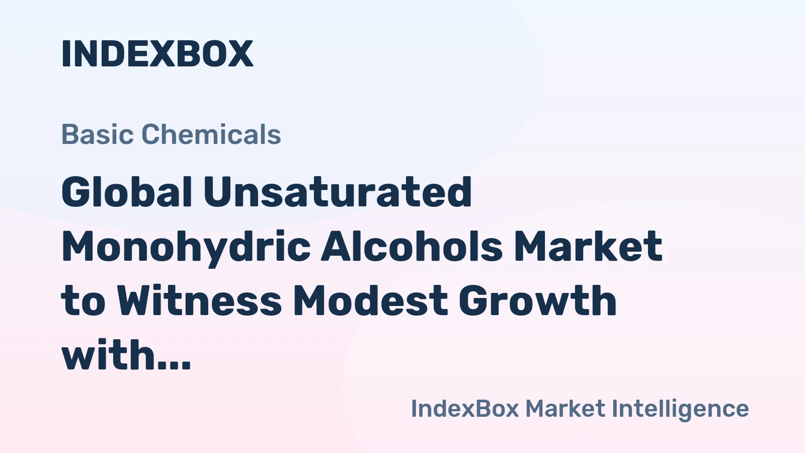 Global Unsaturated Monohydric Alcohols Market to Witness Modest Growth with Anticipated CAGR of +1.0% from 2024-2035