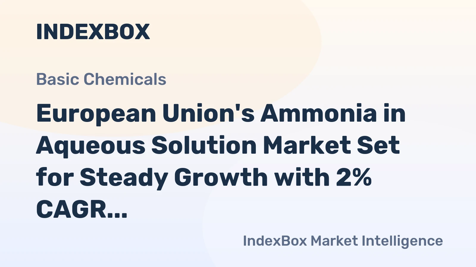 European Union's Ammonia in Aqueous Solution Market Set for Steady Growth with 2% CAGR Through 2035