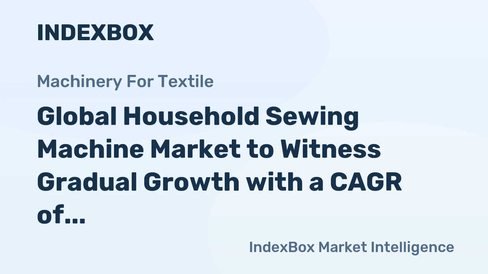 Global Household Sewing Machine Market to Witness Gradual Growth with a CAGR of +1.5% from 2024 to 2035, Reaching 20M Units in Volume and $1.5B in Value