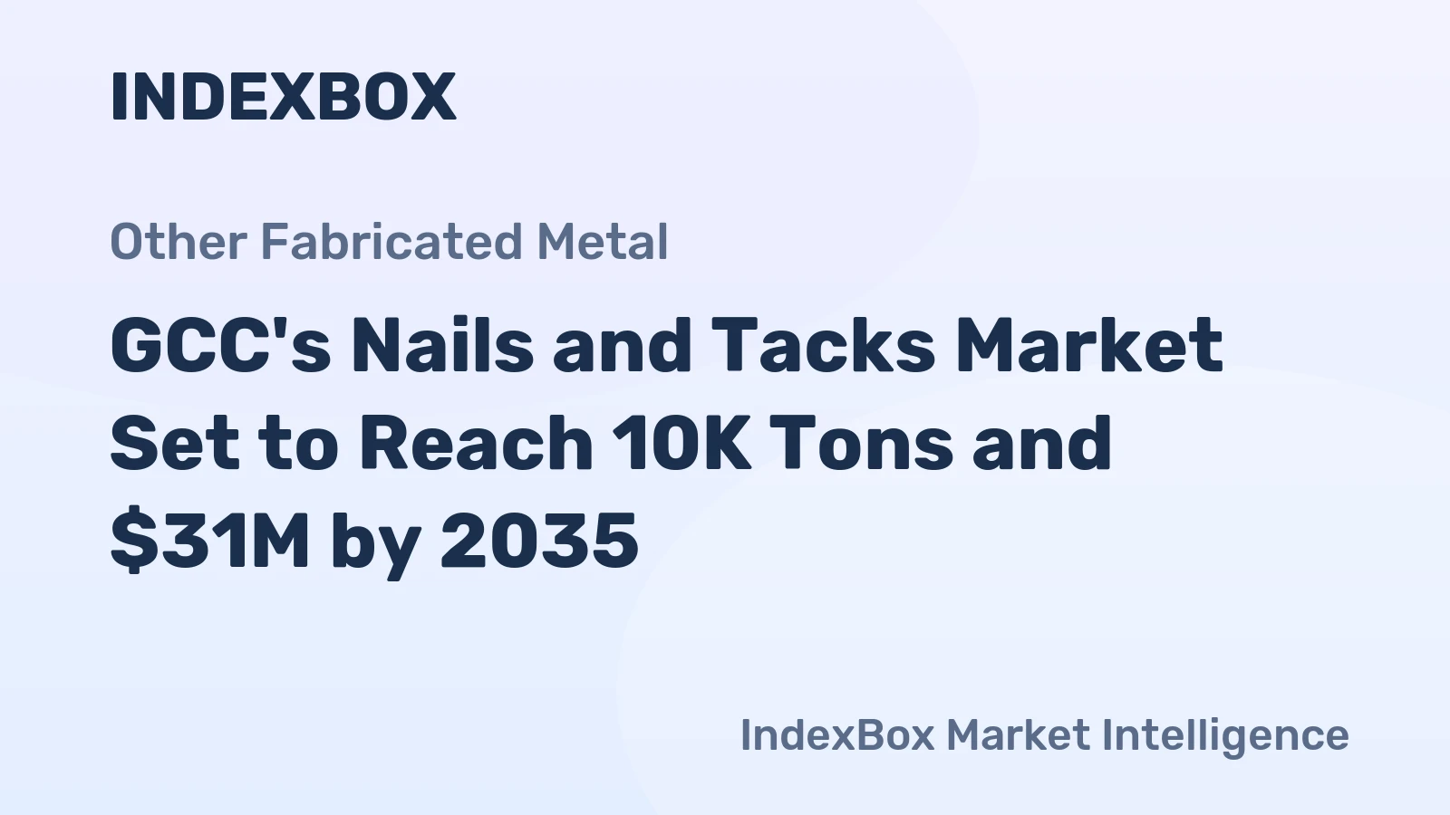 GCC's Nails and Tacks Market Set to Reach 10K Tons and $31M by 2035