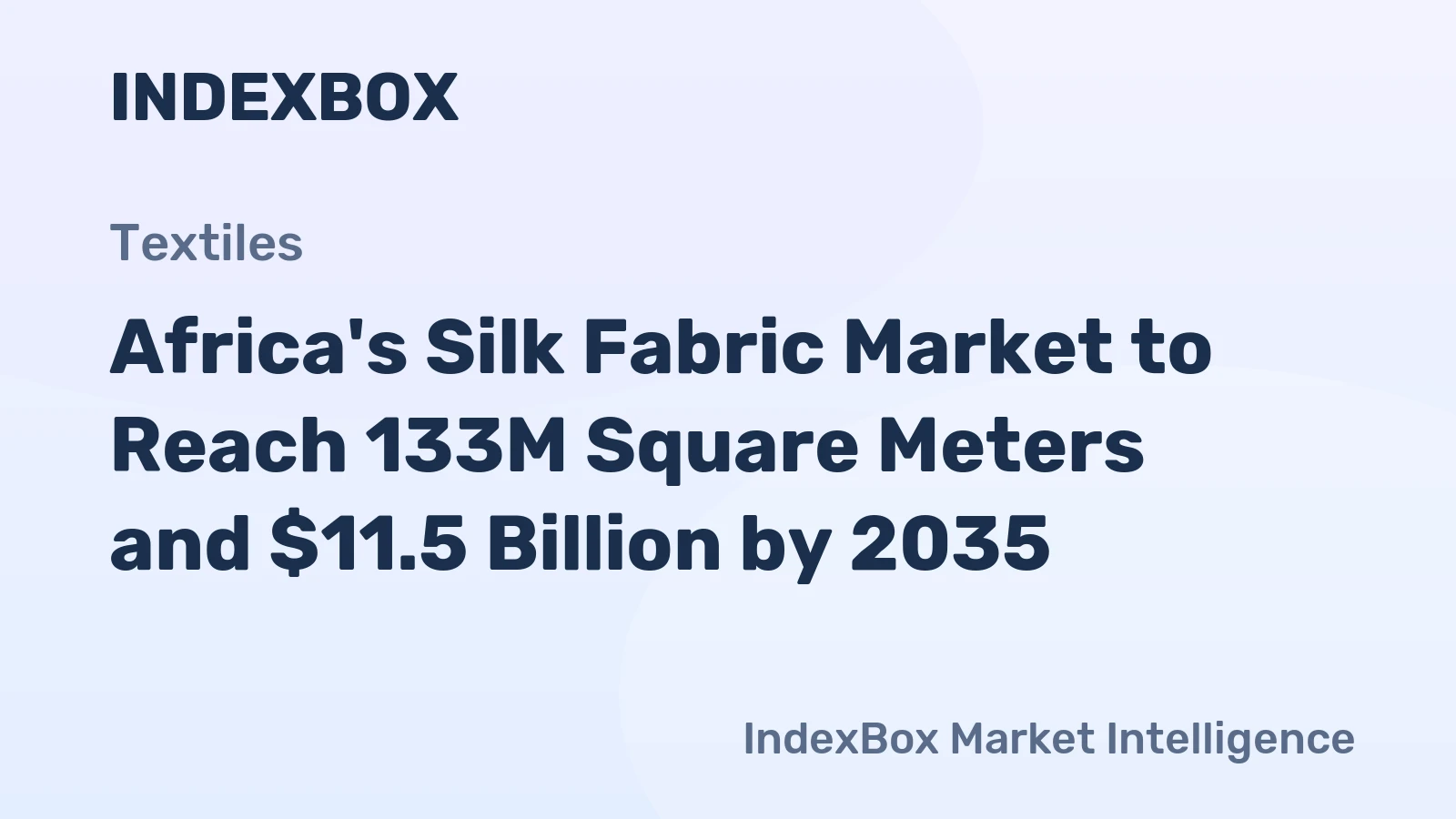 Africa's Silk Fabric Market to Reach 133M Square Meters and $11.5 Billion by 2035