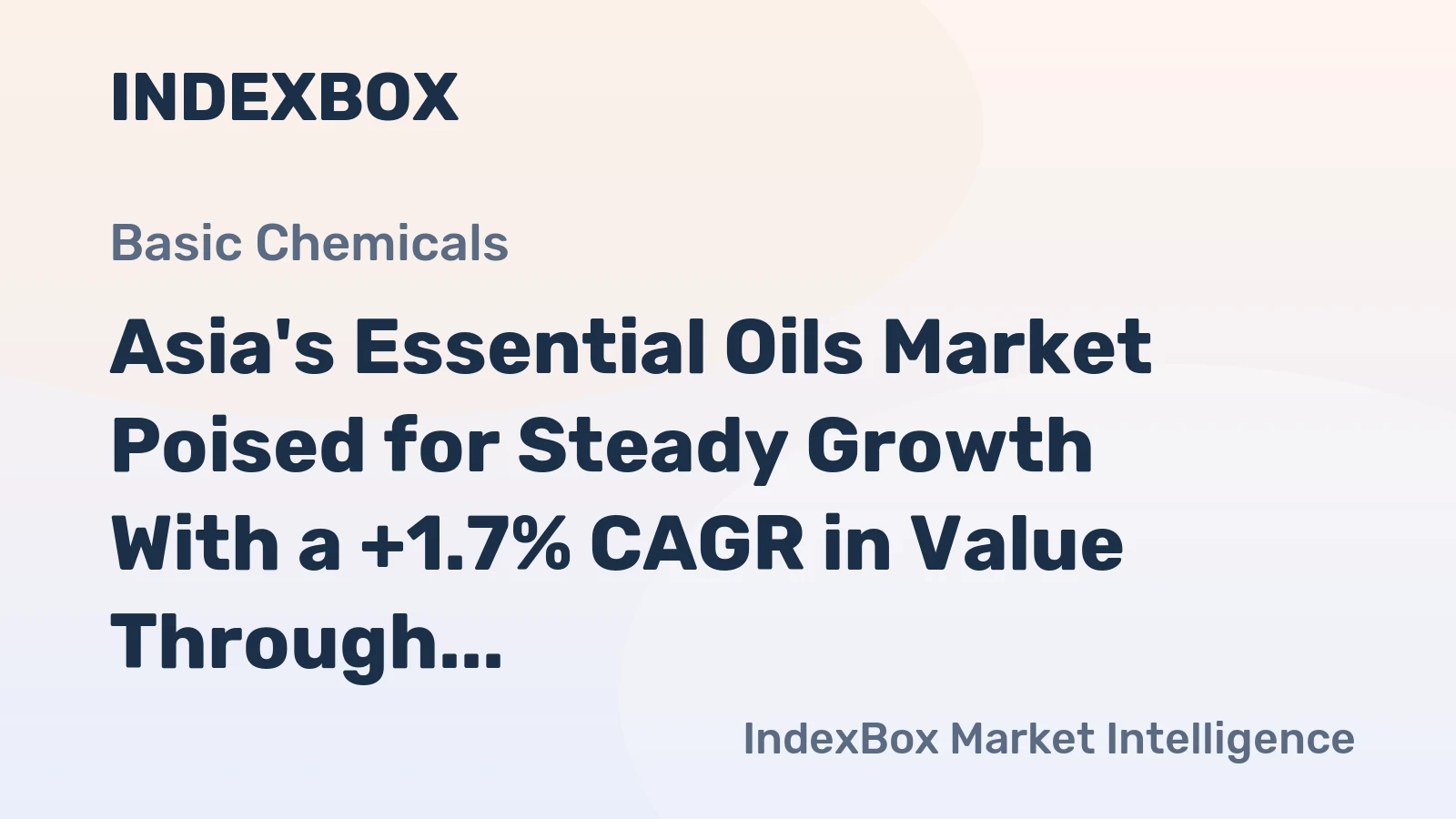 Asia's Essential Oils Market Poised for Steady Growth With a +1.7% CAGR in Value Through 2035