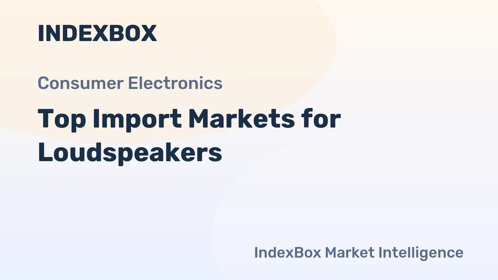 Top Import Markets for Loudspeakers