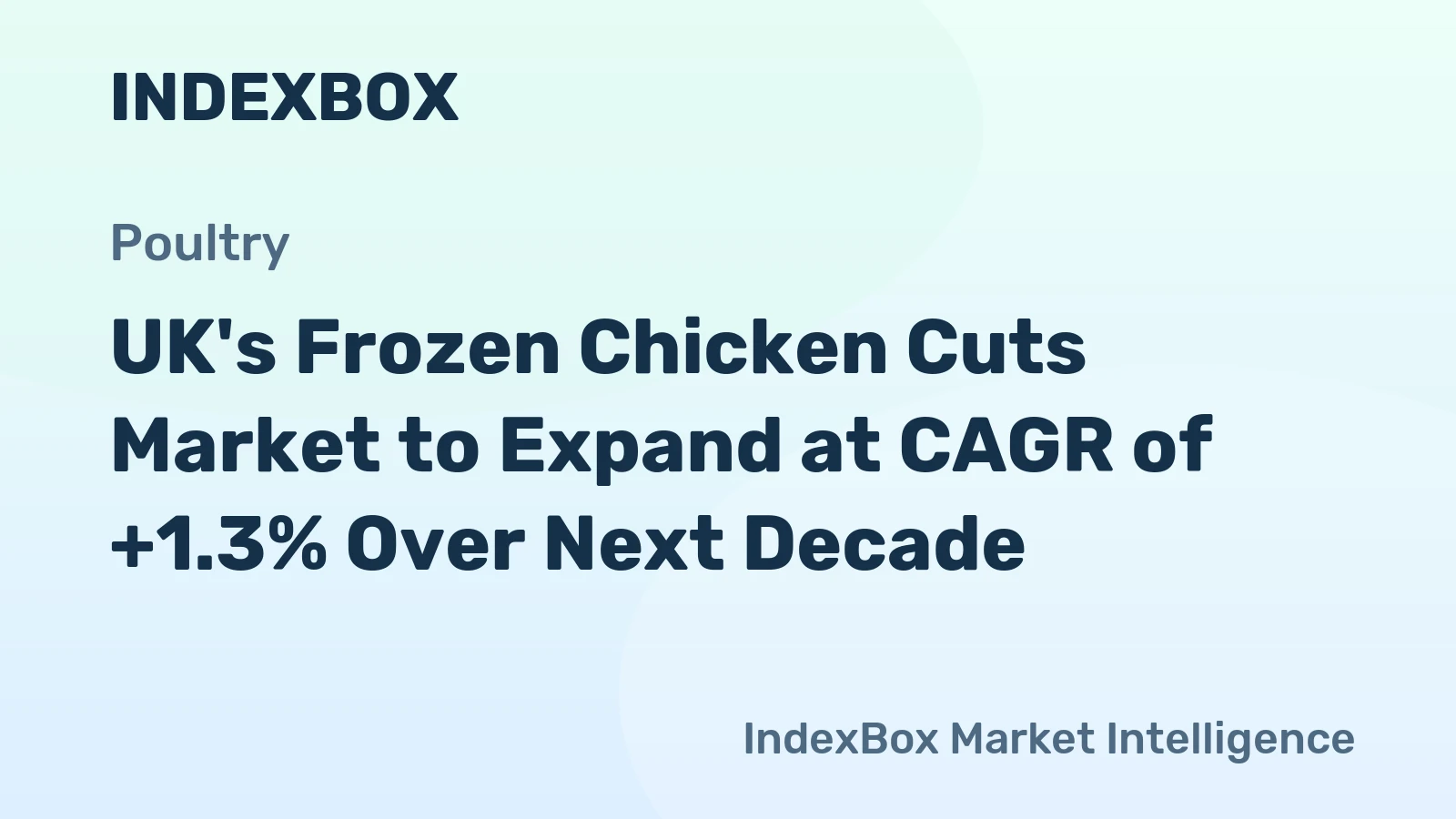 UK's Frozen Chicken Cuts Market to Expand at CAGR of +1.3% Over Next Decade