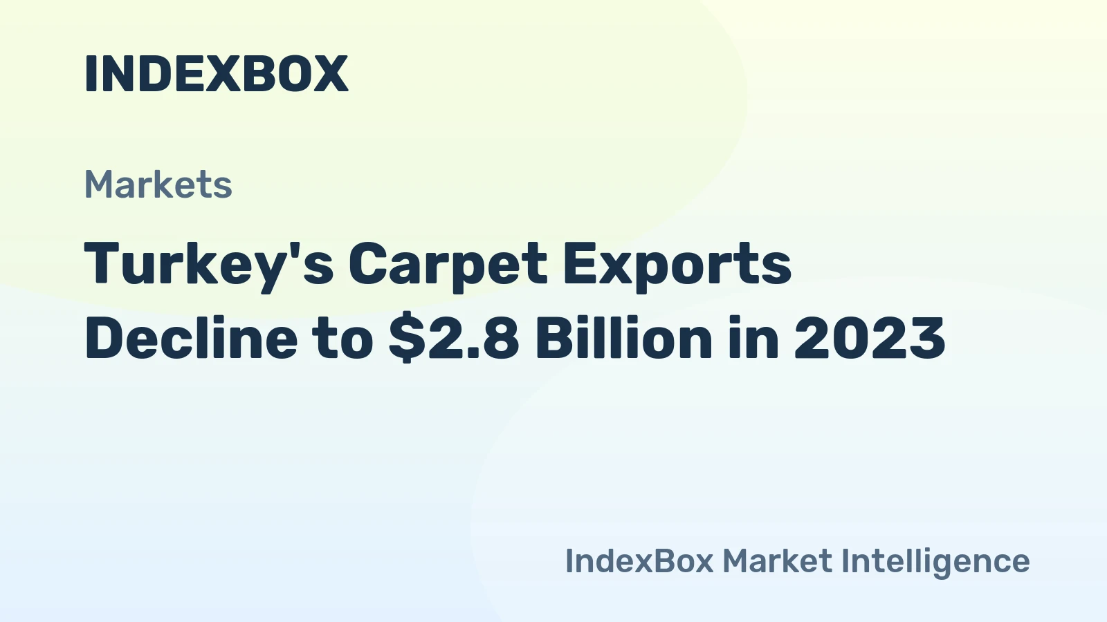 Turkey's Carpet Exports Decline to $2.8 Billion in 2023