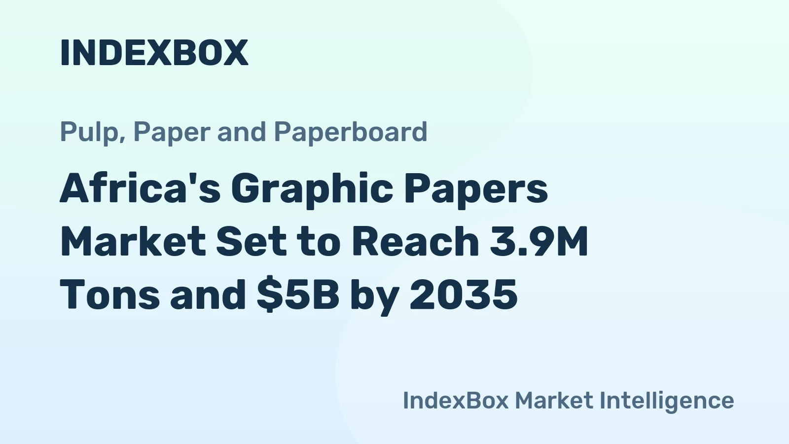 Africa's Graphic Papers Market Set to Reach 3.9M Tons and $5B by 2035