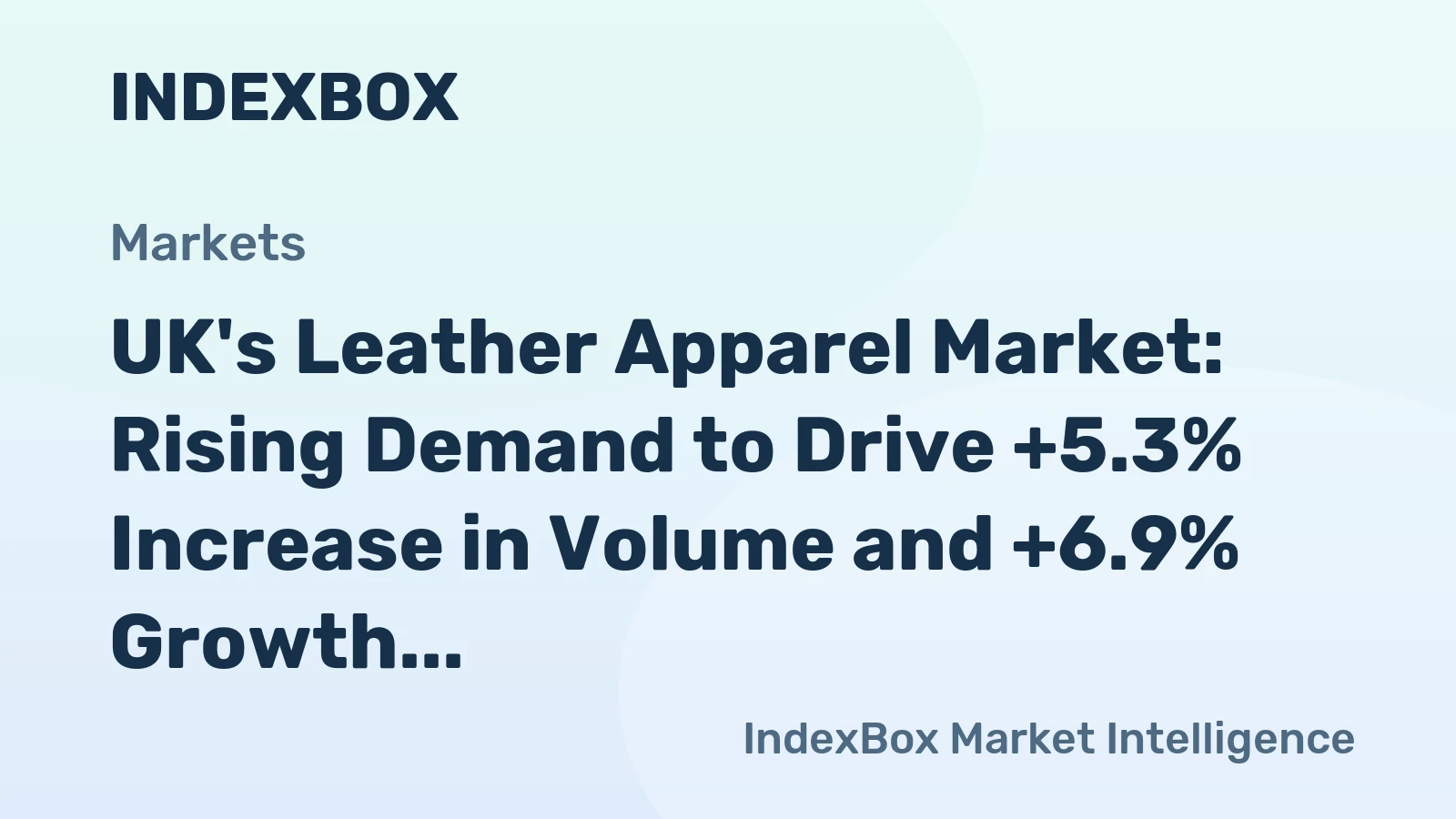 UK's Leather Apparel Market: Rising Demand to Drive +5.3% Increase in Volume and +6.9% Growth in Value by 2035