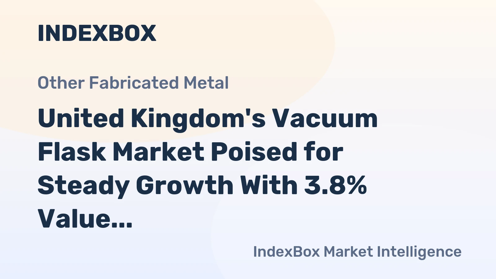 United Kingdom's Vacuum Flask Market Poised for Steady Growth With 3.8% Value CAGR Through 2035