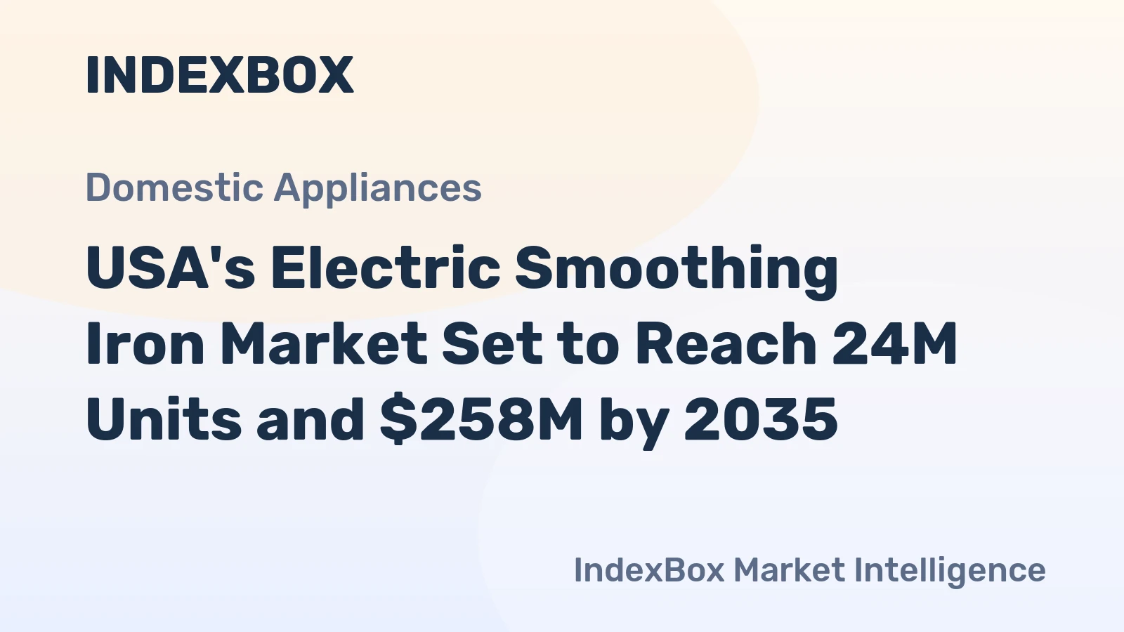 USA's Electric Smoothing Iron Market Set to Reach 24M Units and $258M by 2035