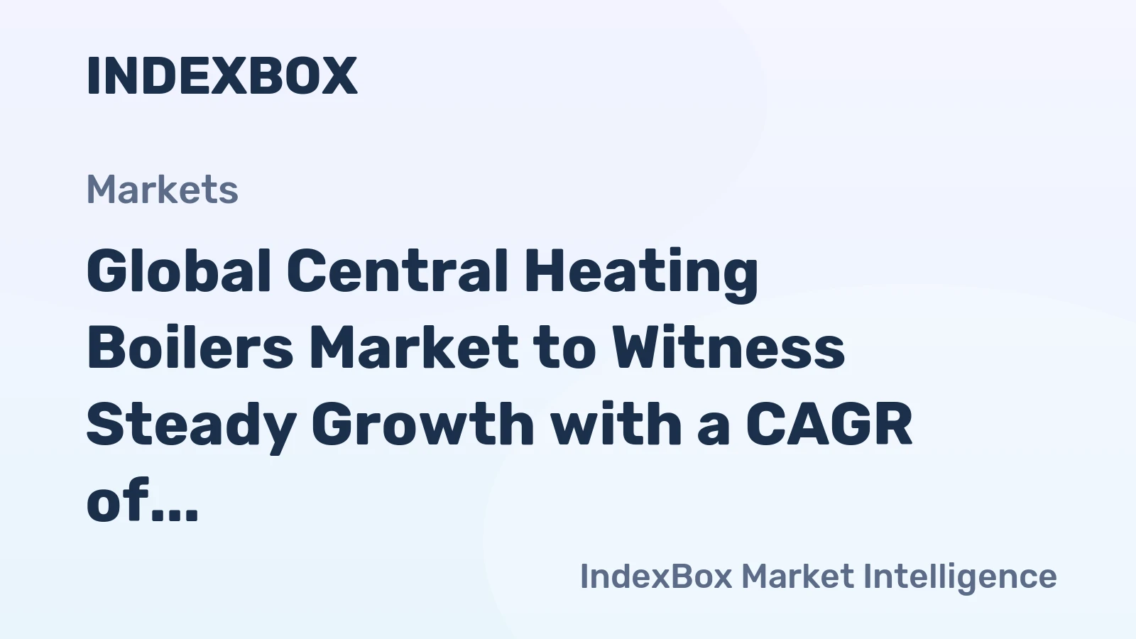 Global Central Heating Boilers Market to Witness Steady Growth with a CAGR of +0.5% from 2024-2035, Reaching 55M Units