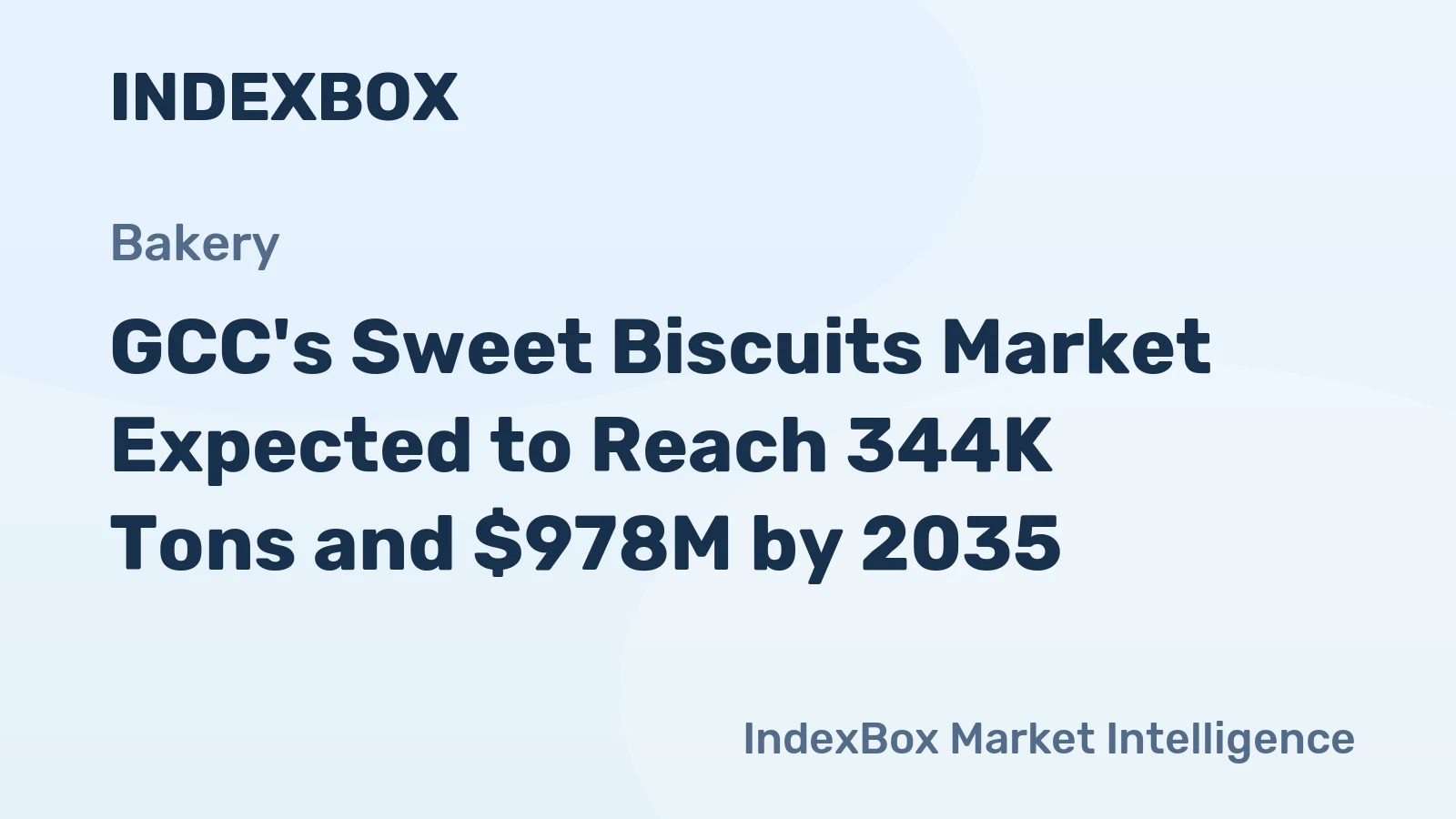 GCC's Sweet Biscuits Market Expected to Reach 344K Tons and $978M by 2035