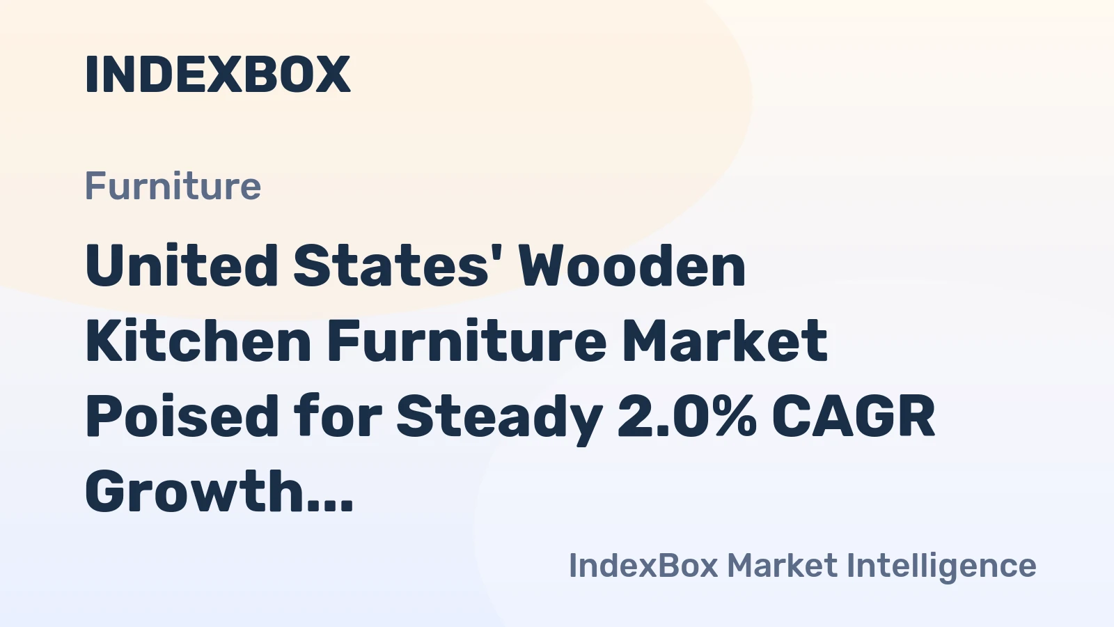 United States' Wooden Kitchen Furniture Market Poised for Steady 2.0% CAGR Growth