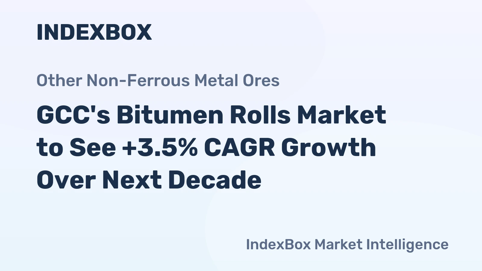 GCC's Bitumen Rolls Market to See +3.5% CAGR Growth Over Next Decade