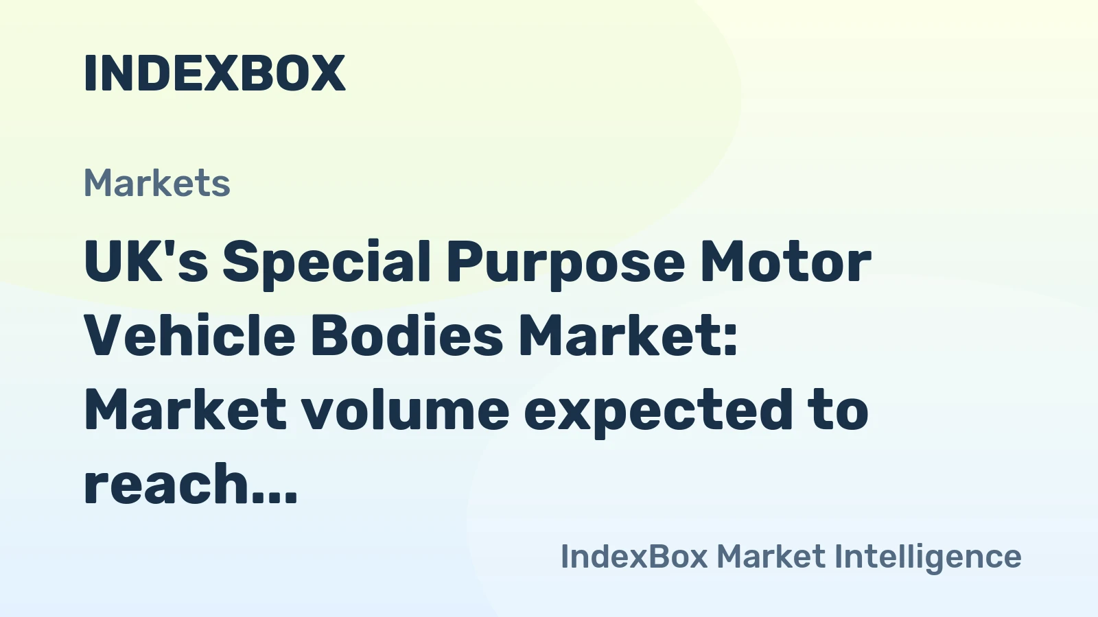 UK's Special Purpose Motor Vehicle Bodies Market: Market volume expected to reach 436K units by 2035, with a value of $1.9B