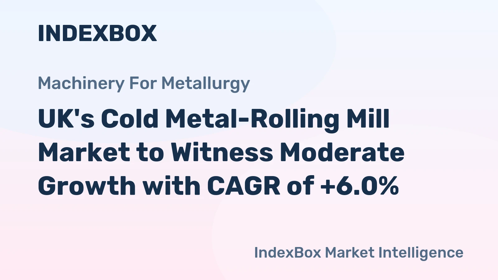 UK's Cold Metal-Rolling Mill Market to Witness Moderate Growth with CAGR of +6.0%