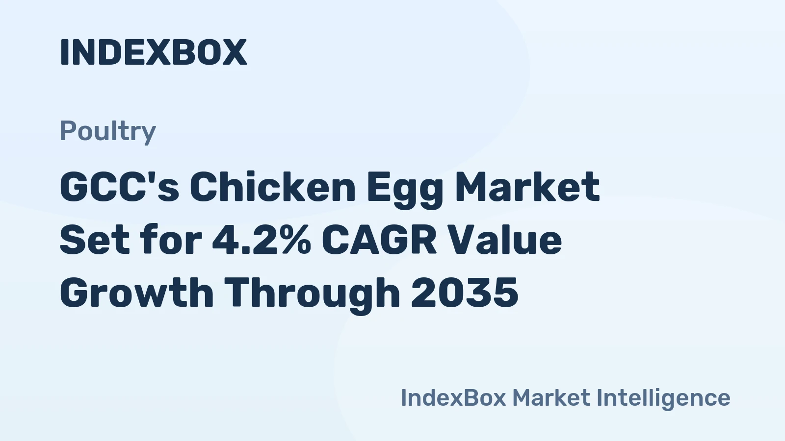 GCC's Chicken Egg Market Set for 4.2% CAGR Value Growth Through 2035