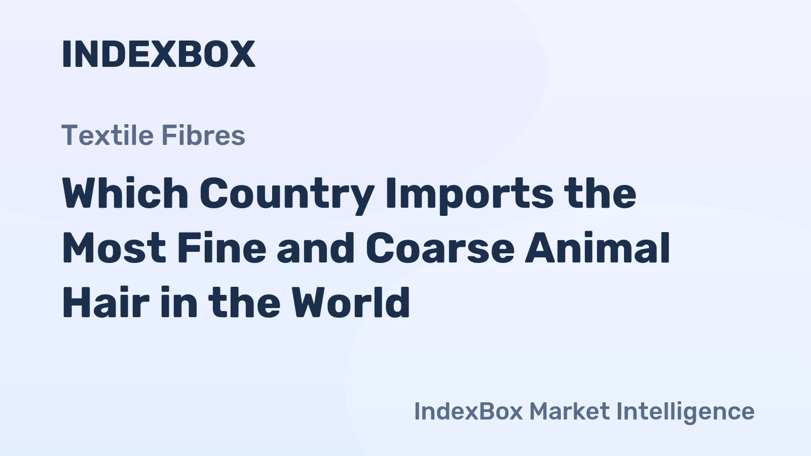 Which Country Imports the Most Fine and Coarse Animal Hair in the World?