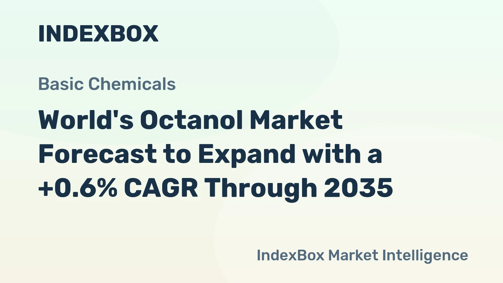 World's Octanol Market Forecast to Expand with a +0.6% CAGR Through 2035