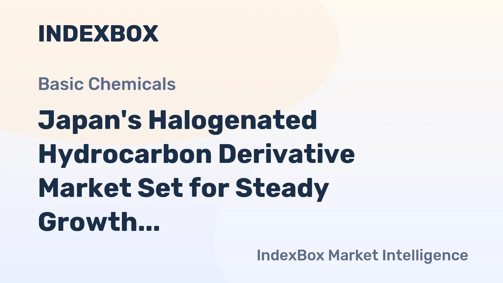 Japan's Halogenated Hydrocarbon Derivative Market Set for Steady Growth with 3.3% CAGR