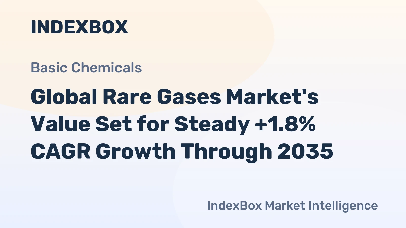 Global Rare Gases Market's Value Set for Steady +1.8% CAGR Growth Through 2035