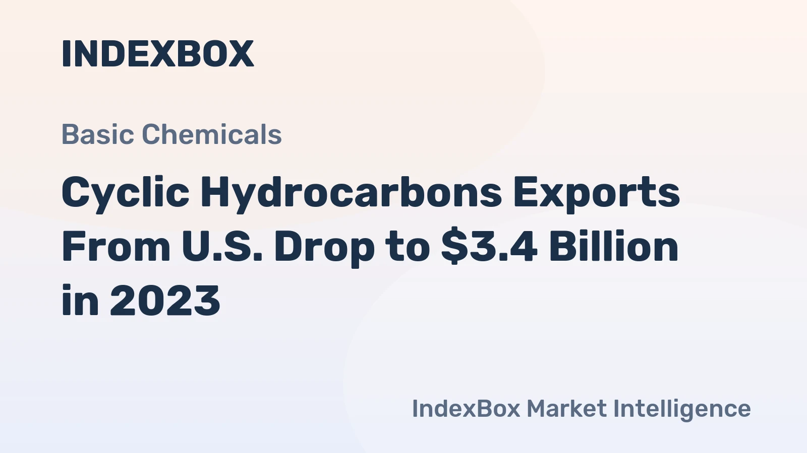 Cyclic Hydrocarbons Exports From U.S. Drop to $3.4 Billion in 2023