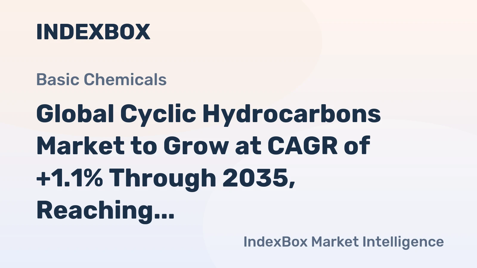 Global Cyclic Hydrocarbons Market to Grow at CAGR of +1.1% Through 2035, Reaching 137M Tons