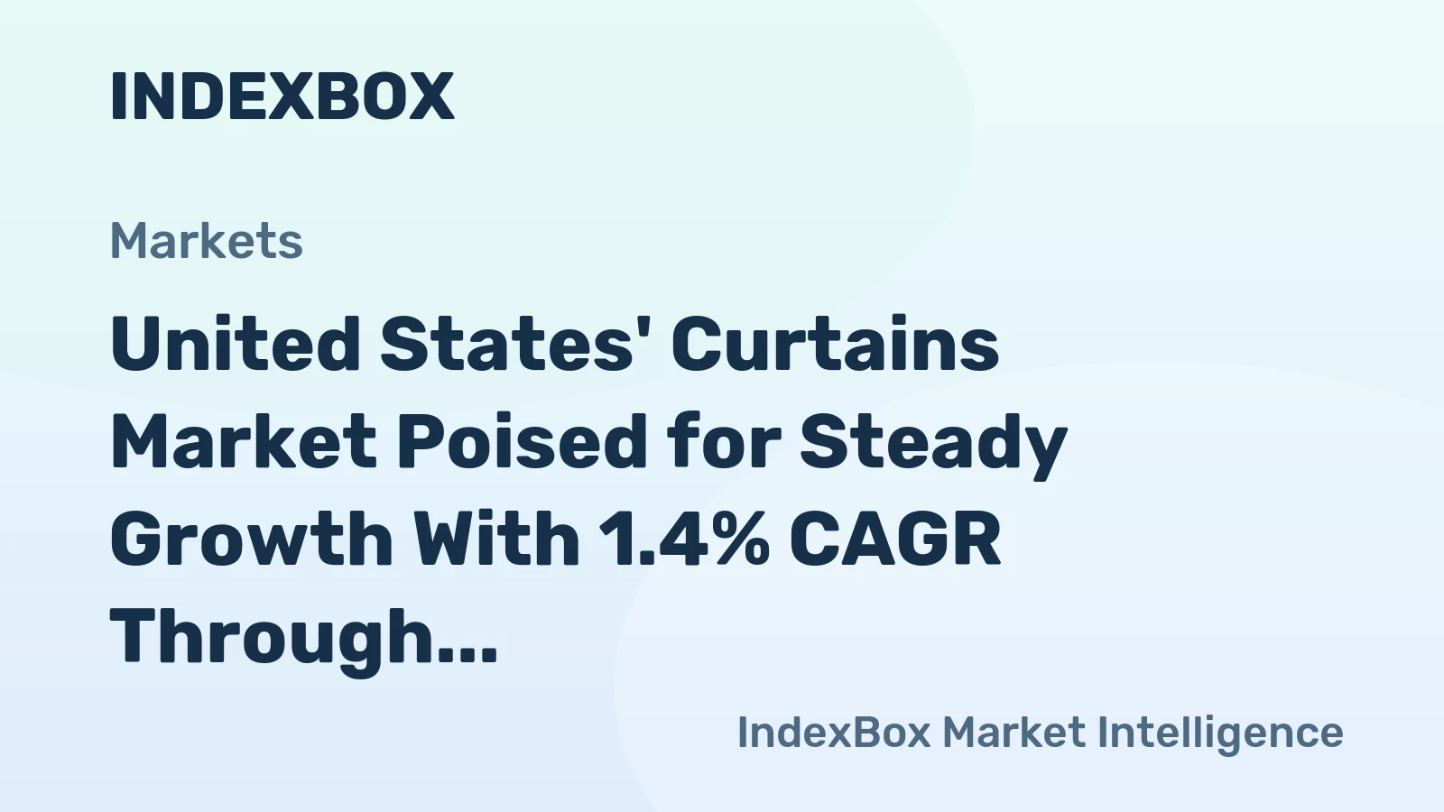 United States' Curtains Market Poised for Steady Growth With 1.4% CAGR Through 2035