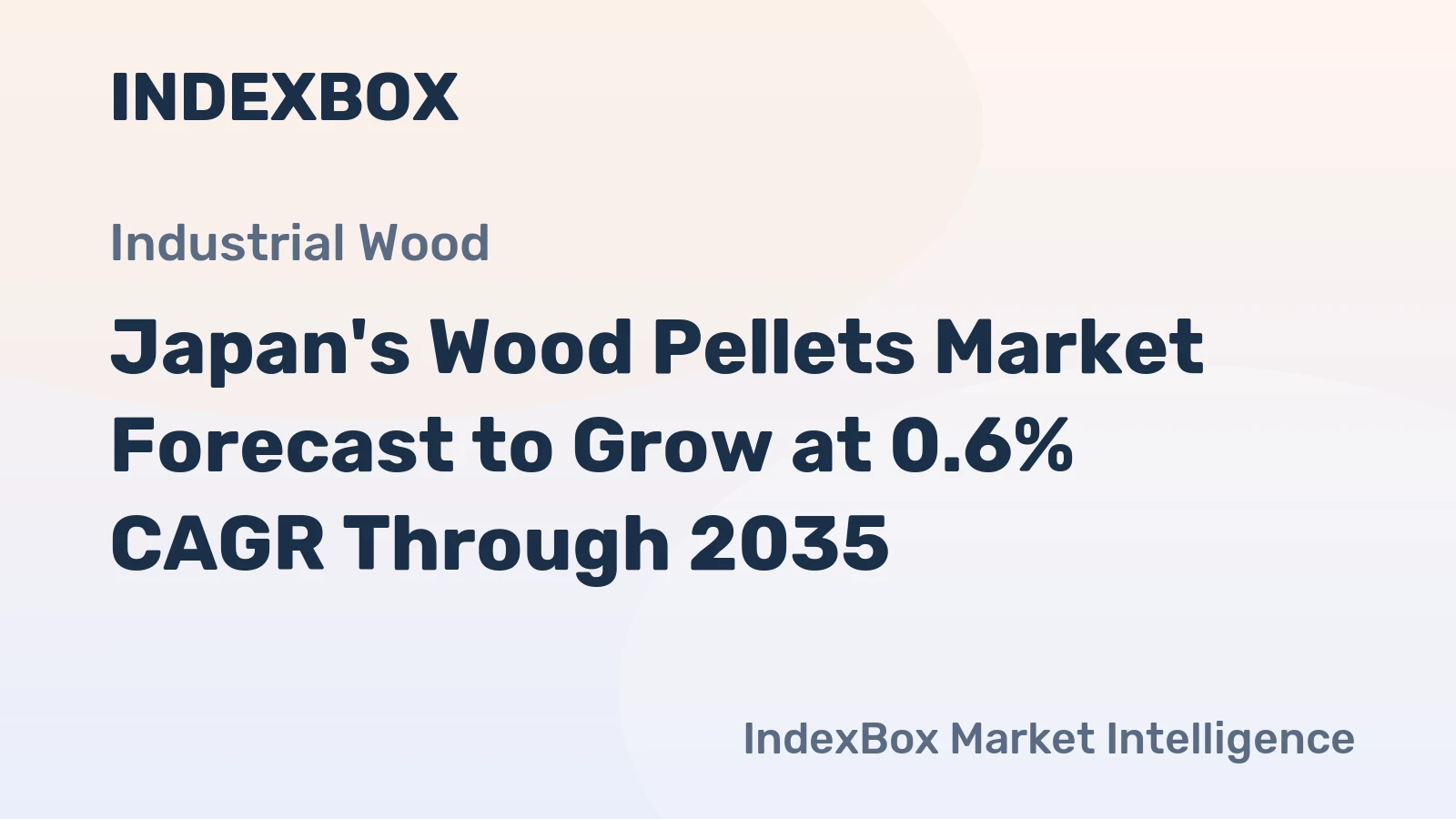 Japan's Wood Pellets Market Forecast to Grow at 0.6% CAGR Through 2035