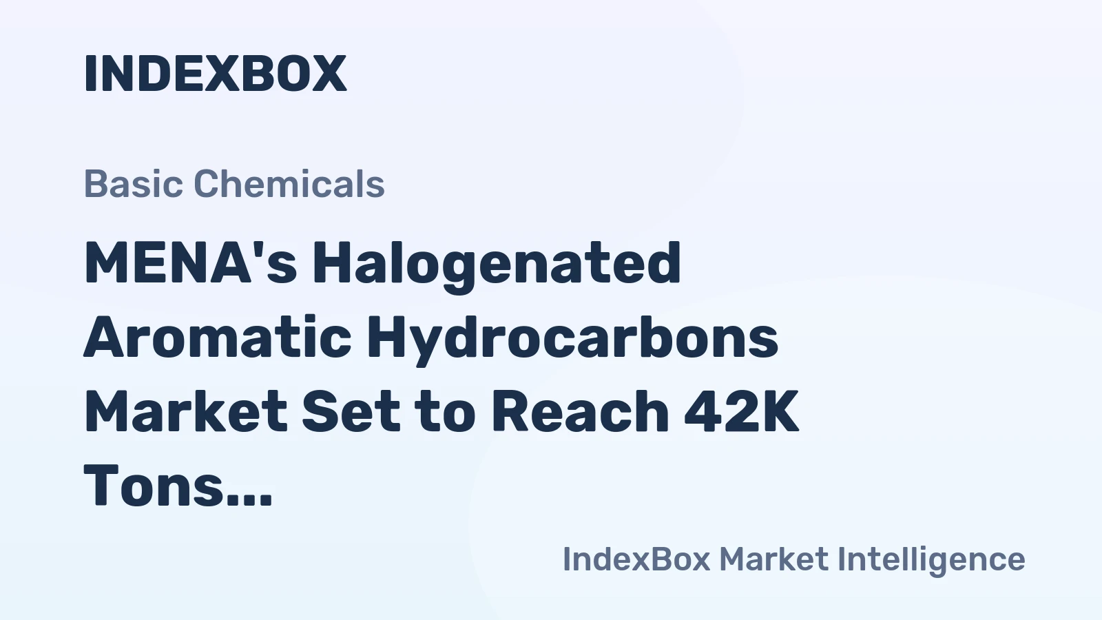 MENA's Halogenated Aromatic Hydrocarbons Market Set to Reach 42K Tons Valued at $269 Million by 2035