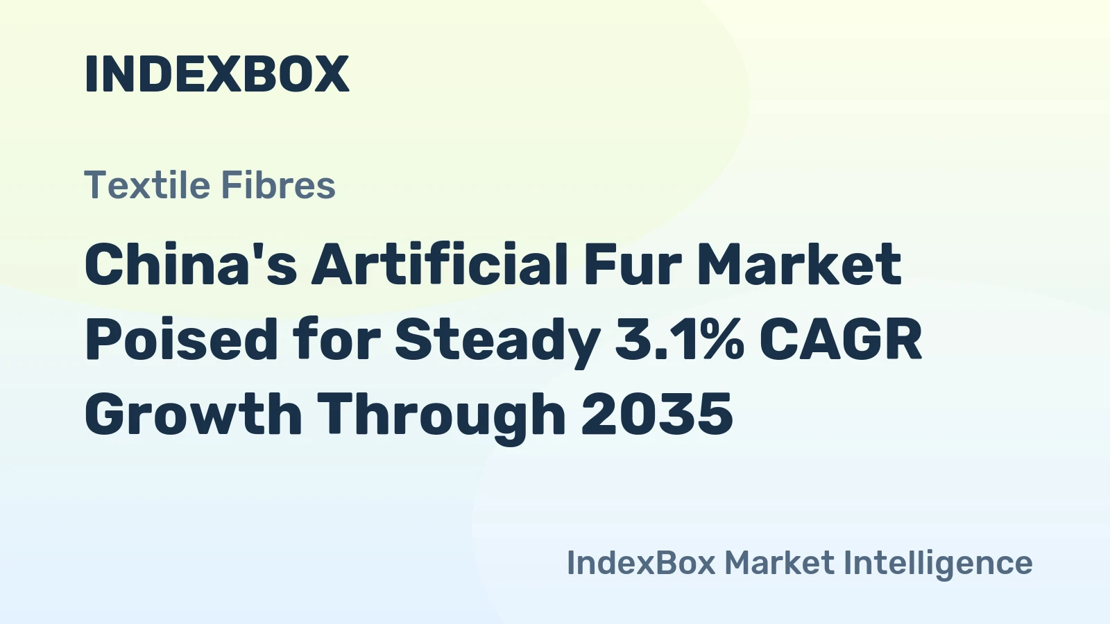 China's Artificial Fur Market Poised for Steady 3.1% CAGR Growth Through 2035
