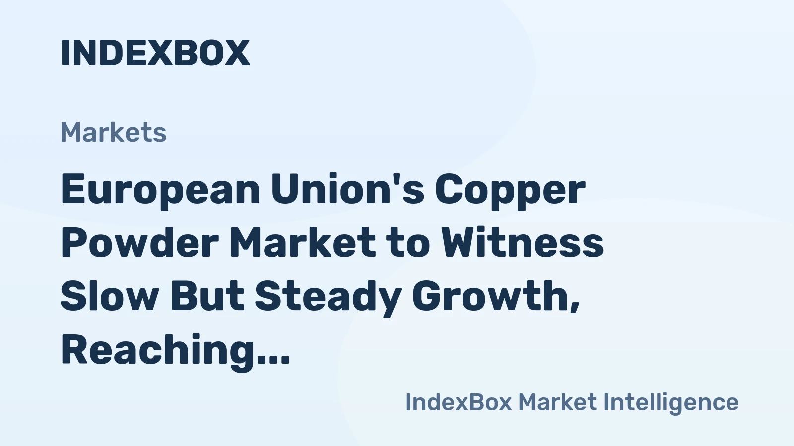 European Union's Copper Powder Market to Witness Slow But Steady Growth, Reaching 36K tons and $341M by 2035