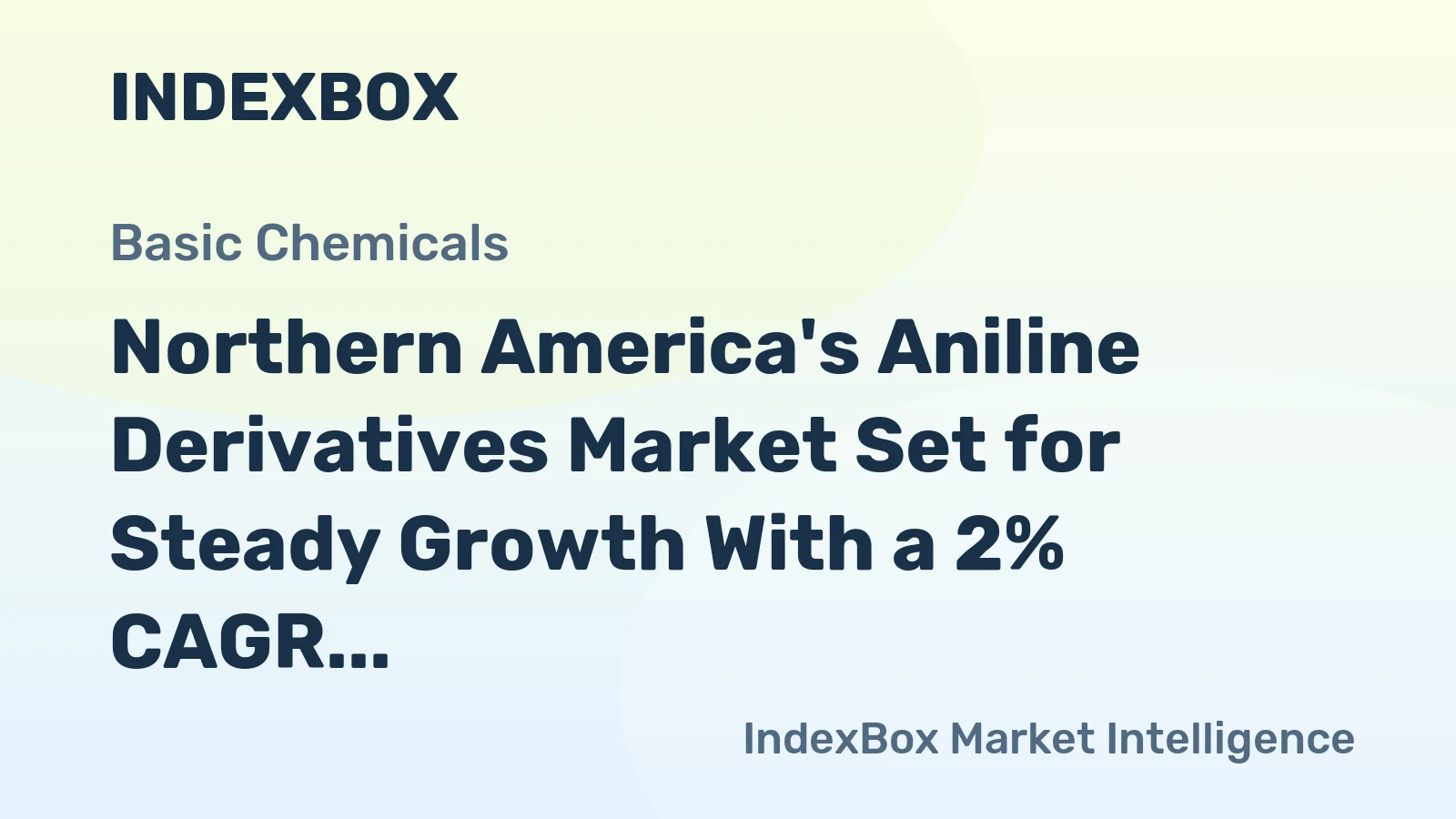 Northern America's Aniline Derivatives Market Set for Steady Growth With a 2% CAGR in Value Through 2035
