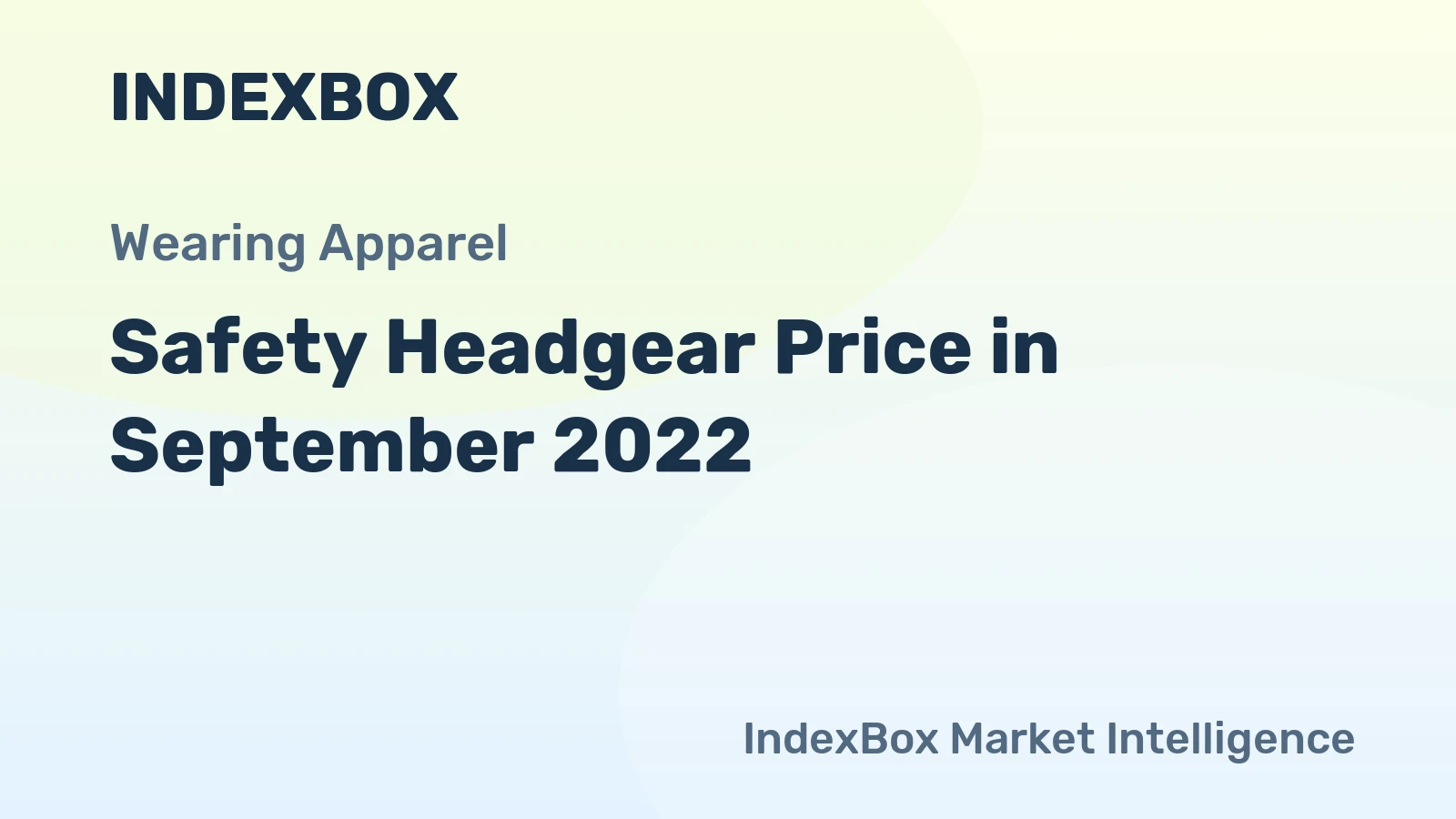 Safety Headgear Price in September 2022