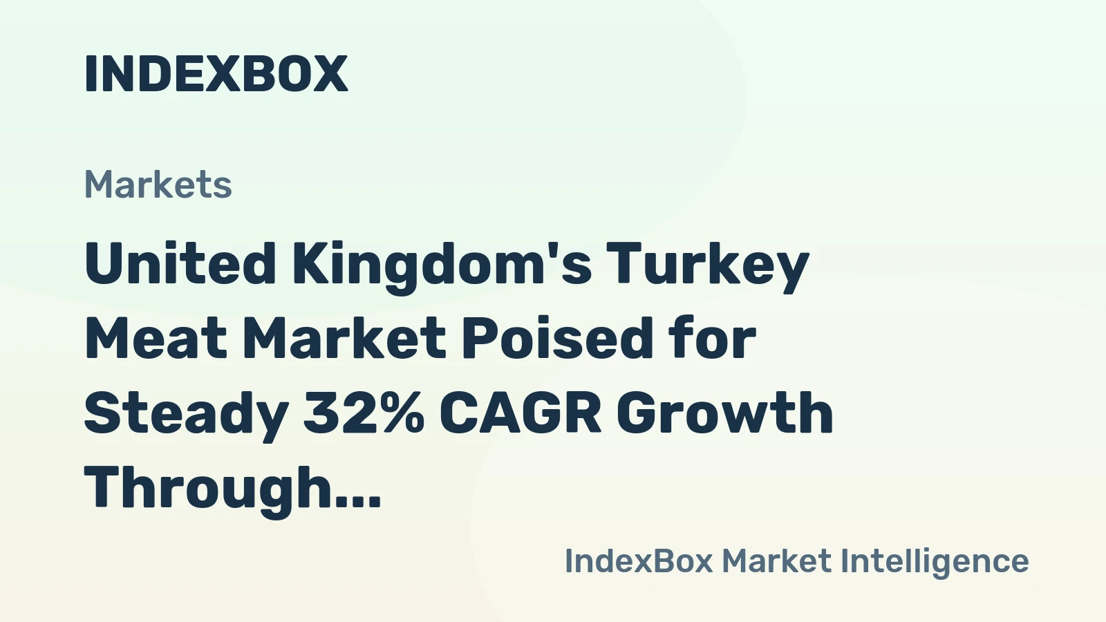 United Kingdom's Turkey Meat Market Poised for Steady 32% CAGR Growth Through 2035