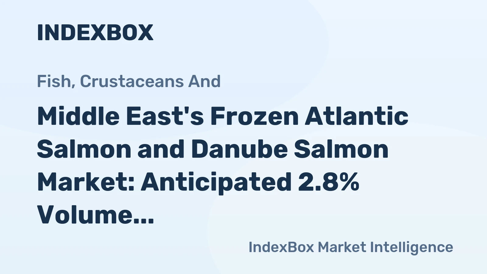 Middle East's Frozen Atlantic Salmon and Danube Salmon Market: Anticipated 2.8% Volume Growth to 5.2K Tons and 4.2% Value Increase to $49M by 2035